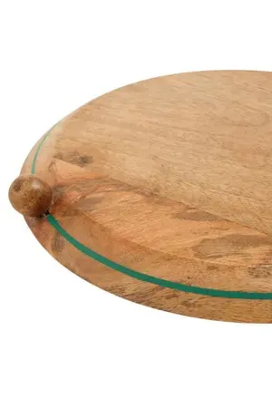 ZSA ZSA ZSU Lakri Mango Wood Salad Spoon & Serving Board Set Of 2