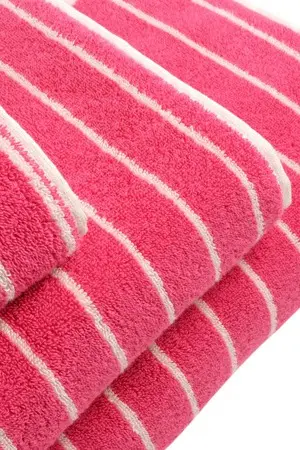 ZSA ZSA ZSU Solid Wide Striped Yarn-dyed 100% Cotton Towel 3-pcs Set