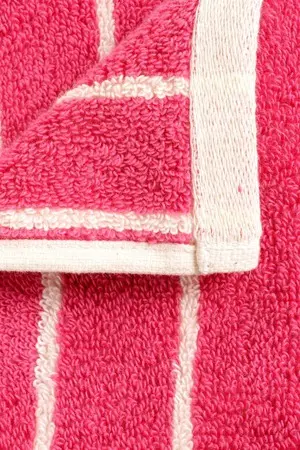 ZSA ZSA ZSU Solid Wide Striped Yarn-dyed 100% Cotton Towel 3-pcs Set