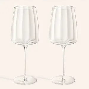 ZSA ZSA ZSU Poznan Glass Red Wine Glass 22 Oz Transparent Set Of 2 - Clear