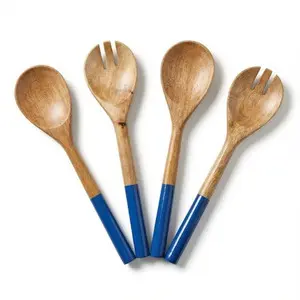 ZSA ZSA ZSU Lakri Mango Tree Salad Serving Spoon Set Of 2