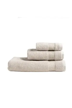 ZSA ZSA ZSU Viseu Tight Jacquard Bordered 100% Cotton Towel 3 Pcs Set