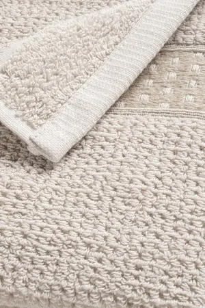 ZSA ZSA ZSU Viseu Tight Jacquard Bordered 100% Cotton Towel 3 Pcs Set