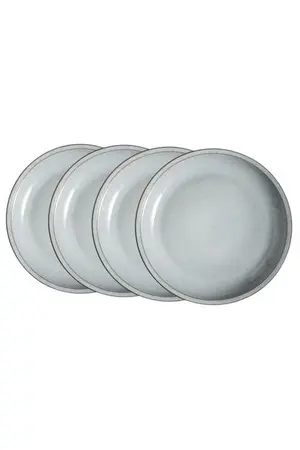 ZSA ZSA ZSU Lily Stoneware Dinner Plate 9.4" Set Of 3