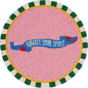 ZSA ZSA ZSU Dadri Beadded Placemat Spirit 14