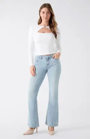 Guess Wren Cutout Rib Tank & Shrug - G011-open