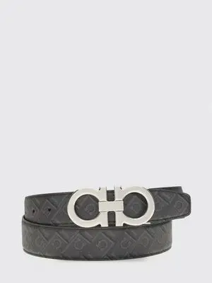FERRAGAMO Gancini Belt - Black