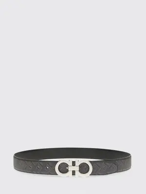 FERRAGAMO Gancini Belt - Black