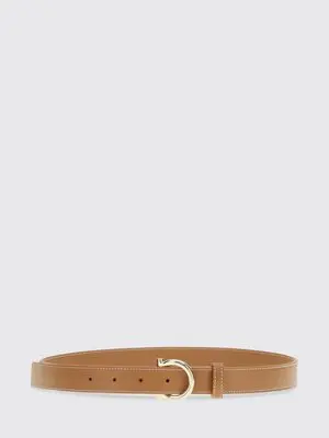 FERRAGAMO Leather Belt With Gancini Buckle