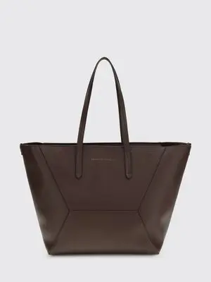 Brunello Cucinelli Bc Duo Hammered Leather Shoulder Bag - Violet
