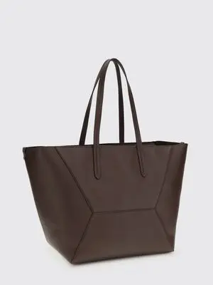 Brunello Cucinelli Bc Duo Hammered Leather Shoulder Bag - Violet