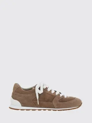 Brunello Cucinelli Suede Low-top Sneakers - Cocoa