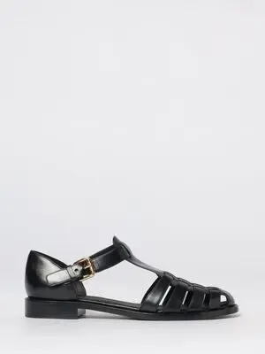 Church's Kelsey Perforated Leather Sandals - Black