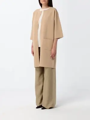 KANGRA Viscose Blend Belted Cardigan - Beige