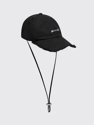 Jacquemus Embroidered Baseball Cap - Black
