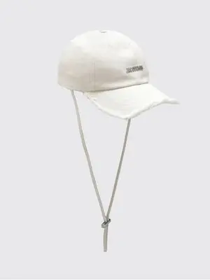 Jacquemus Embroidered Baseball Cap - White