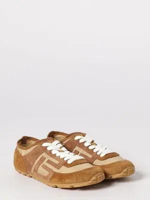 Balmain Racer 45 Sneakers In Suede And Nylon