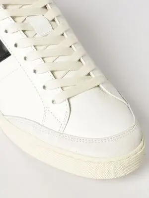 TOM FORD Leather And Suede Sneakers - White