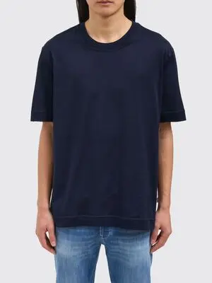 PAOLO PECORA Cotton T-shirt - Blue