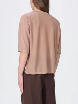 KANGRA Wide Leg Knit Trousers - Beige