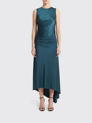 Ruched Asymmetrical Midi Dresses