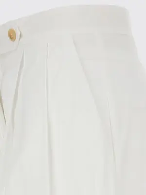 SEMICOUTURE Tailored Wide Leg Pants - White