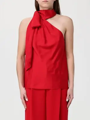 Ralph Lauren Asymmetrical Top With Bow Detail