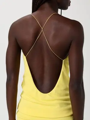 Jacquemus Long Draped Maxi Dress - Yellow