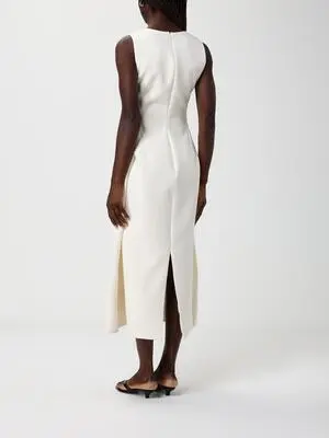 Jacquemus Polyester Midi Dress - White