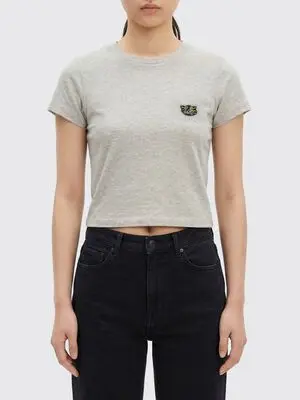 Kenzo Embroidered Tiger Head T-shirt - Grey
