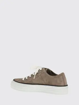 Brunello Cucinelli Suede Lace-up Sneakers - Beige
