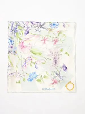 FERRAGAMO Neck Scarf - Gnawed Blue