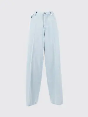 DONDUP Straight Leg Jeans - Gnawed Blue