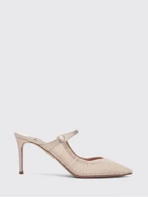 AQUAZZURA Voile Draped Satin And Tulle Mules