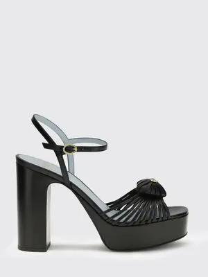 Valentino Garavani Platform Heeled Sandals - Black
