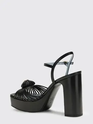 Valentino Garavani Platform Heeled Sandals - Black