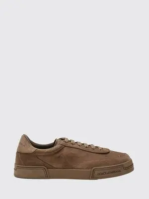Dolce & Gabbana Portofino Light Suede Sneakers - Brown