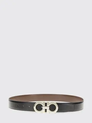 FERRAGAMO Gancini Buckle Belt - Black