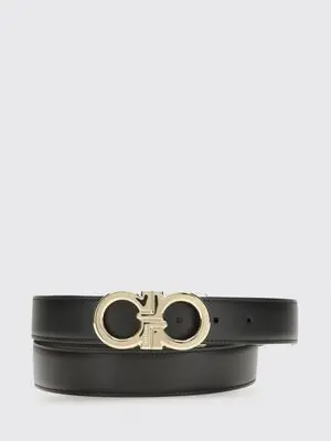FERRAGAMO Gancini Buckle Belt - Black
