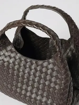 Bottega Veneta Woven Shoulder Bag - Brown