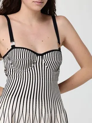 Elisabetta Franchi Knit Fit & Flare Dress