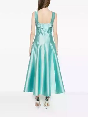 FELY CAMPO Square-neck Midi Dress