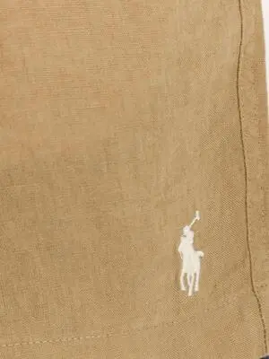 Polo Ralph Lauren Linen Jogging Shorts - Brown