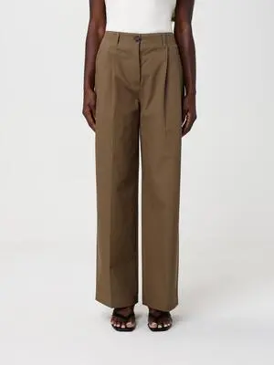 TOTEME Cotton Wide-leg Trousers - Brown