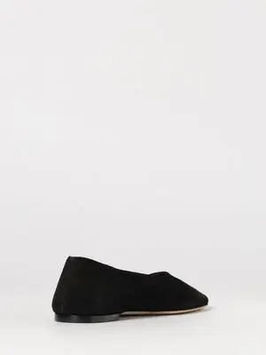 TOTEME Suede Ballerina Flats - Black