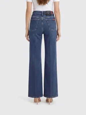 7 For All Mankind High Rise Wide Leg Jeans - Blue