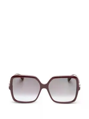 CARTIER Square-frame Sunglasses - Red