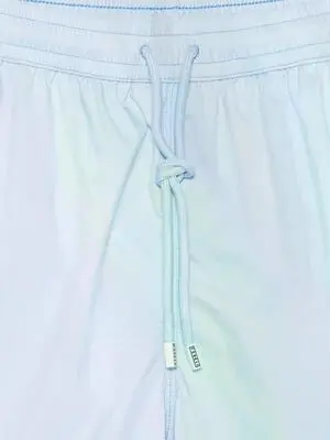 Fedeli Madeira Drawstring Swim Shorts - Blue