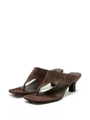 Senso Pearle I Square-toe Thong Sandals - Brown