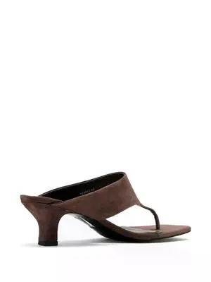 Senso Pearle I Square-toe Thong Sandals - Brown